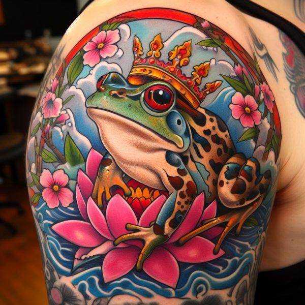 Traditional Frog - Your Own Tattoo Design: Custom Designs Crafted for Lifelong Meaning