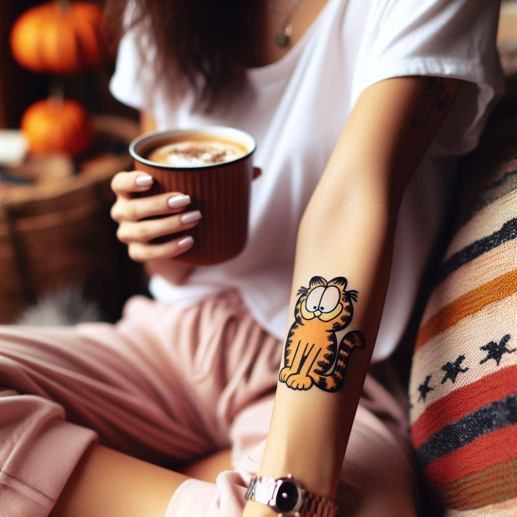 Embracing the Garfield Tattoo: A Purr-fect Fusion of Ink and Feline ...
