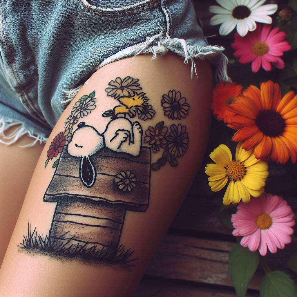 Unveiling the Snoopy Tattoo Magic: Crafted Elegance for Your Unique ...