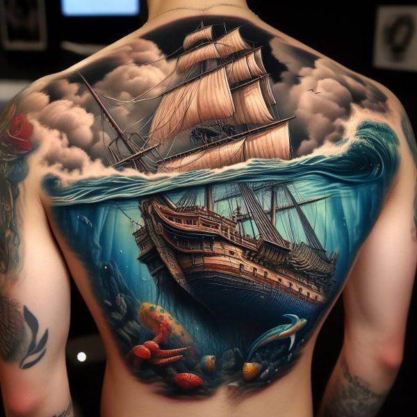 Sunken Ship - Your Own Tattoo Design: Custom Designs Crafted for ...
